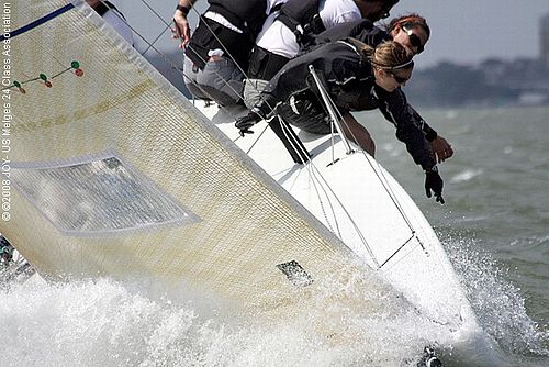 Debut på international Melges 24 scene - video - Minbaad.dk