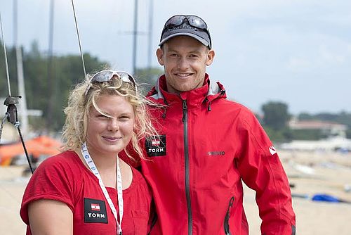 Kom tættere på Line Just og Allan Nørregaard i Nacra 17 - Minbaad.dk