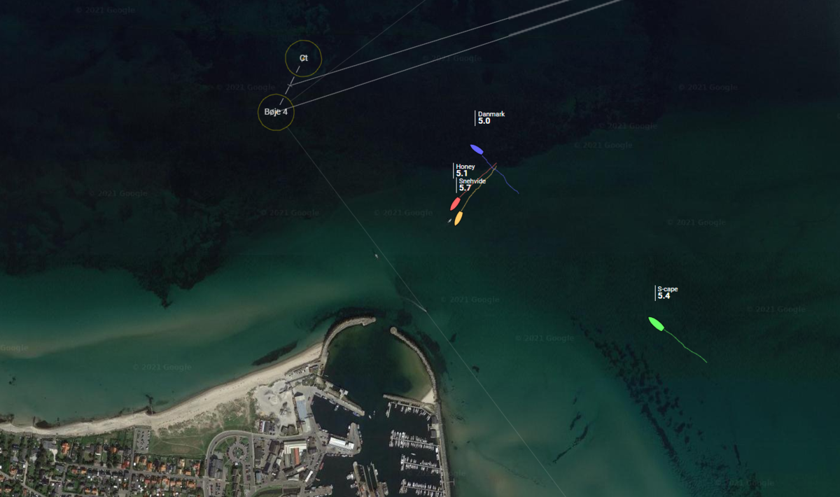 I Gilleleje Sejlklub bruger man billig GPS-tracking med sejlernes mobil ...