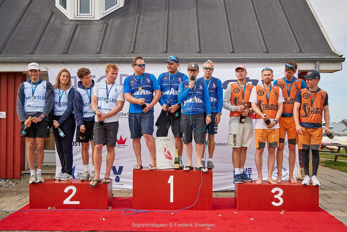 KDY vinder guldet til sejlsportsligaen 2024 efter Roskildes B-kæde ...